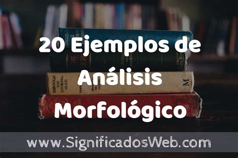 20 Ejemplos de Análisis Morfológico Tipos Definición y Análisis