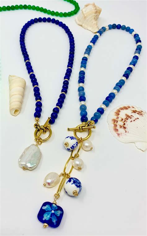 Collar de lapislázuli Colgante de lapislázuli y Etsy México