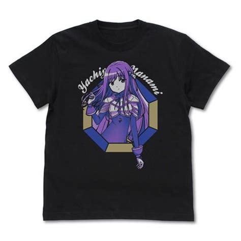 送料無料対象商品コスパ TVアニメ マギレコ 七海やちよ Tシャツ BLACKネコポス ゆうパケット対応