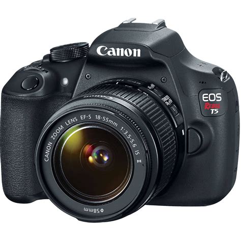 Canon T5 EOS Rebel DSLR Camera With EF S 18 55mm IS II 9126B003 AKA