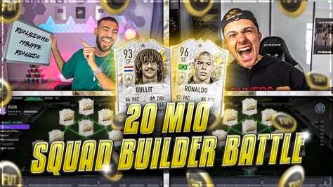 Fifa Mio Coins Squad Builder Battle Gamerbrother Vs Wakez