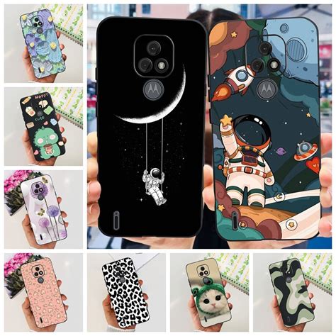 Capa De Telefone M Vel Design Astronauta Capa De Silicone Macia