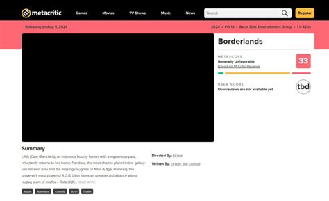 Filme De Borderlands Estreia No Rotten Tomatoes