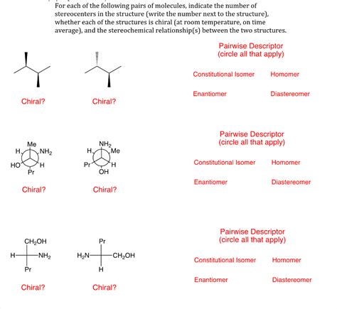 OneClass For Each Of The Following Pairs Of Molecules Indicate The