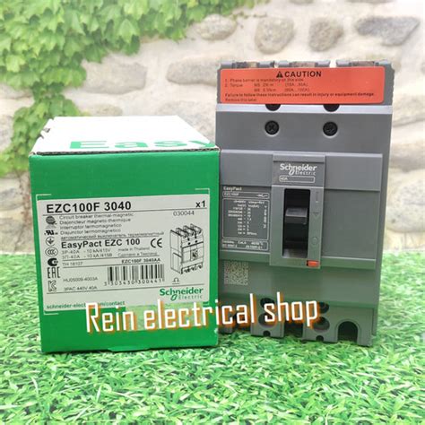 Jual MCCB EZC100F 40A 3P Schneider Mccb Nfb Ezc100f 40A 3P 40 Amper 3