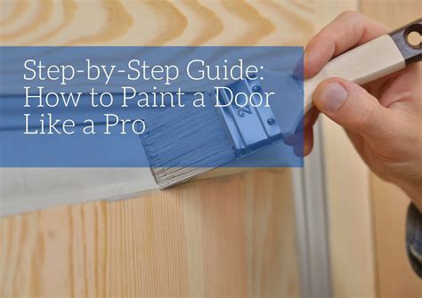 Step By Step Guide How To Paint A Door Like A Pro Old World Timber