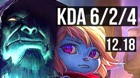 YORICK Vs POPPY TOP 6 2 4 300 Games Rank 12 Yorick KR Master