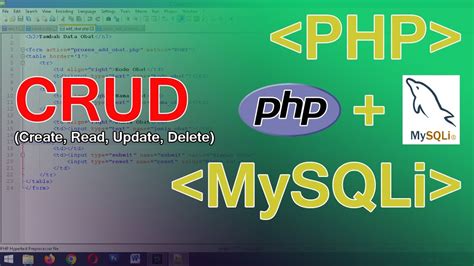 Mudah Belajar Crud Mysqli Php Part Youtube