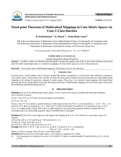 pdf fixed point theorems of multivalued mappings in cone metric spaces via cone c class function
