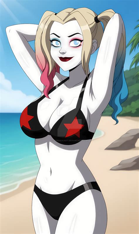 Rule 34 Ai Generated Bonnieaiart Breasts Dc Dc Comics Female Female Focus Female Only Harley