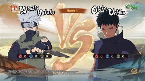 Kakashi Hatake Vs Obito Uchia NARUTO SHIPPUDEN Ultimate Ninja STORM 4