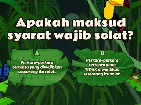 Syarat Wajib Solat Syarat Sah Solat Quiz