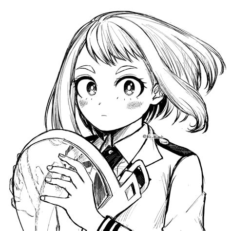 Uraraka Ochako Boku No Hero Academia Drawn By Bk N Wh Danbooru
