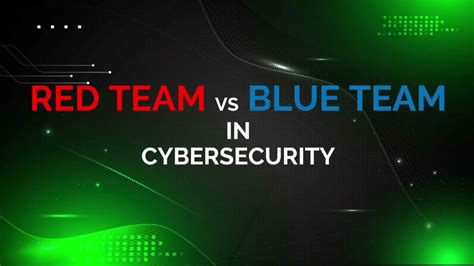 Red Team Vs Blue Team In CyberSecurity YouTube