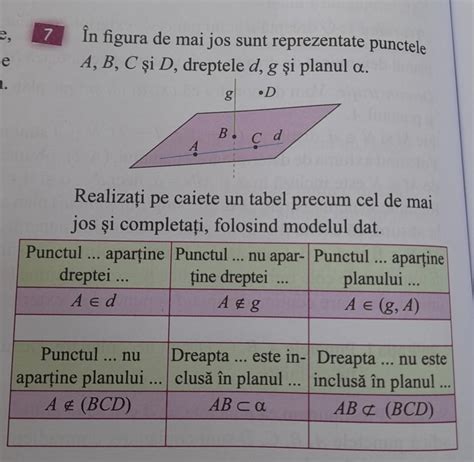 e 2 7 În figura de mai jos sunt reprezentate punctele A B C şi D