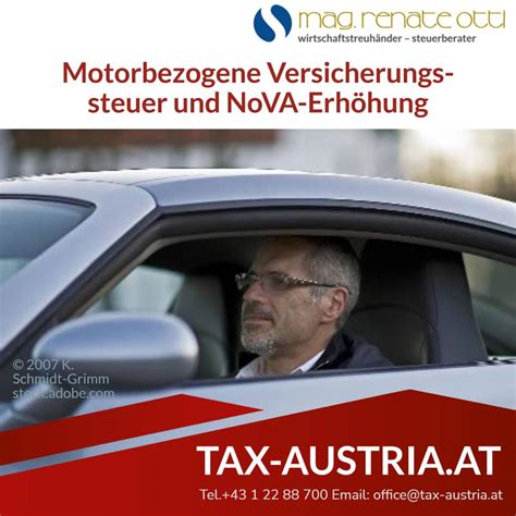 Motorbezogene Versicherungssteuer und NoVA Erhöhung Mag Renate Otti