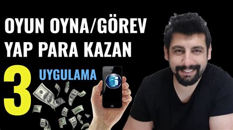 Oyun Oyna Görev Yap Para Kazan İnternetten Para Kazandıran 3 Mobil
