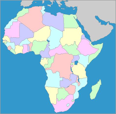 African Countries And Their Capitals Diagram Quizlet