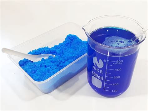 Copper Sulphate Crystals In Water