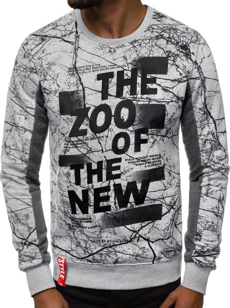 Sudadera De Hombre Gris Ozonee Js Dd Ozonee