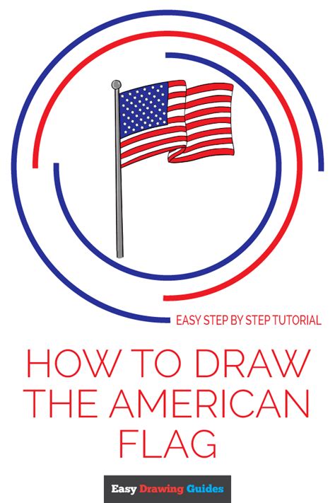 How To Draw The American Flag Really Easy Drawing Tutoria American