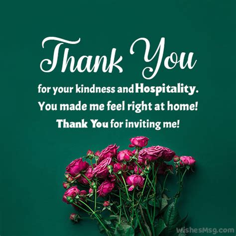 134 Thank You Messages For Hospitality And Generosity WishesMsg 2023