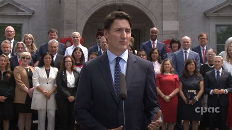 Propos Du Pm Trudeau Et Ses Ministres Apr S Le Remaniement Minist Riel