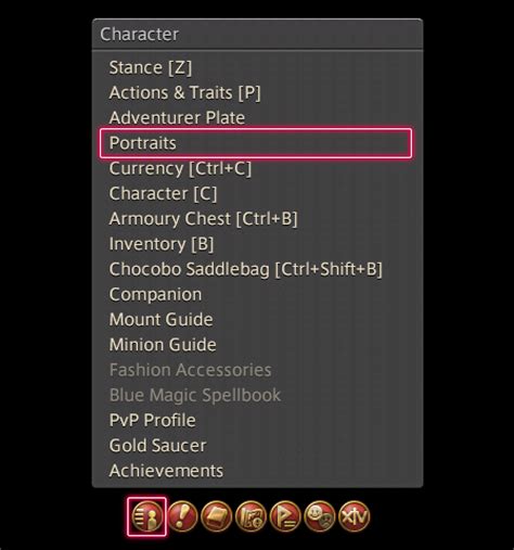 What Are Portraits UI Guide FINAL FANTASY XIV The Lodestone