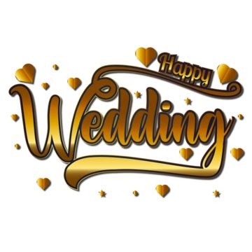 Happy Wedding Lettering Ornament Happy Wedding Wedding Happy Wedding