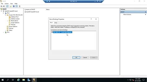 Windows DHCP Server And Scope Options YouTube