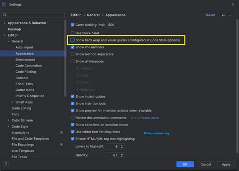 how to remove vertical line from editor pane in intellij idea websparrow
