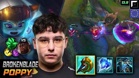 BrokenBlade Top Poppy Build Divine Sunderer Grasp Of The Undying LOL