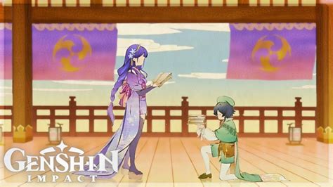 Venti And Raiden Ei Cutscene Teaser Genshin Impact 2 6 Irodori