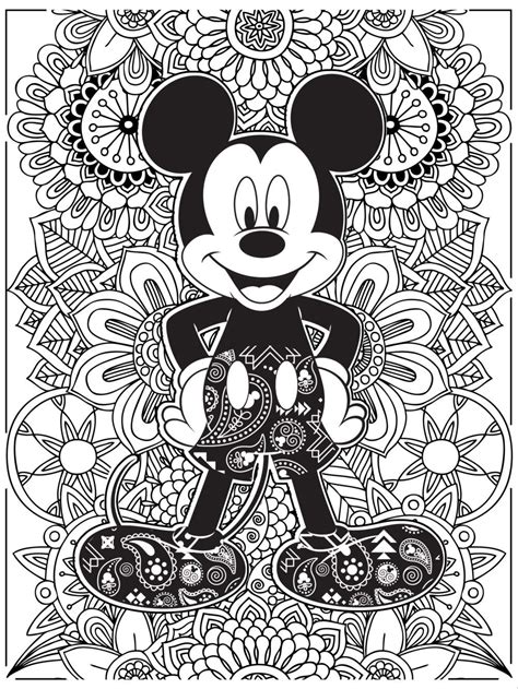 Dibujos Para Colorear Adultos Disney