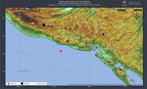 Un sismo de magnitud 6 0 sacudió El Salvador Infobae
