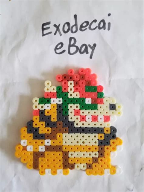Costume Bowser Super Mario Bros Bead Sprite Mario Perler Art Mystery