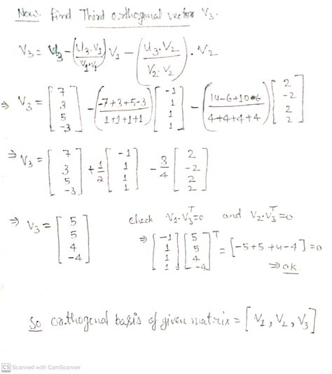 [solved] find an orthogonal basis for the column space of the matrix to the course hero