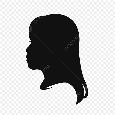 Woman Face Silhouette Woman Face Silhouette PNG Transparent Clipart
