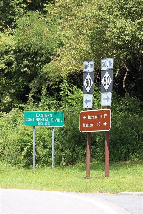Blue Ridge Parkway Intersection Eastern Continental Divide Flickr