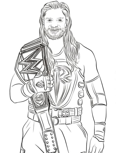 Coloring Wrestling Wwe Pages Undertaker Wrestlers Superstars