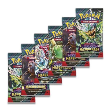 Pokémon TCG Scarlet Violet Twilight Masquerade Booster Bundle 6
