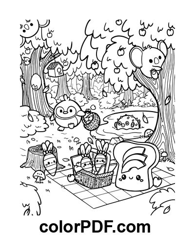 Squishmallows Garten Ausmalbilder und Bücher im PDF Format