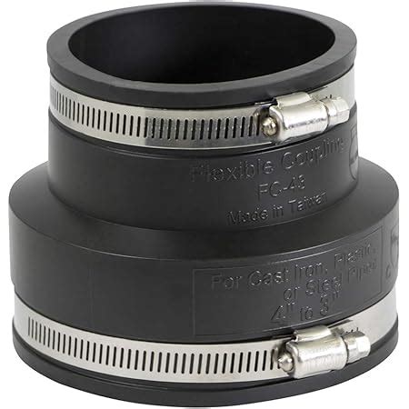 Amazon Supply Giant 6I89 Flexible Rubber Coupling With Stainless