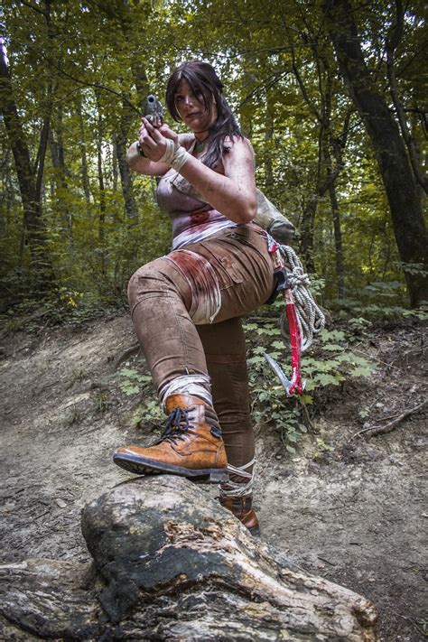 Photoshoot Lara Croft és Sam Nishimura Tomb Raider Yunnie s Coven