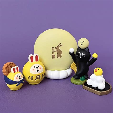 デコレ コンコンブル 7月上旬 予約販売 満月おどり猫 2024 うさぎ一家のお月見会 DECOLE concombre dcl