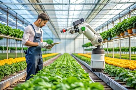 Artificial Intelligence Smart Robotics Analysis Leaf And Foliar