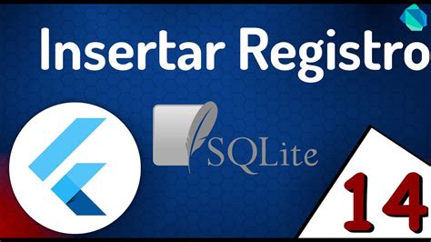 14 🚀 crear actualizar crud insertar un registro para la base de datos sqlite flutter crud