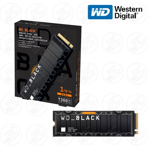 WD BLACK SN850X SSD 1TB M 2 2280 PCIE GEN4 NVME C DISIPADOR WDS100T2XHE