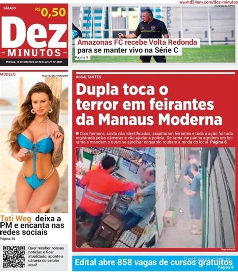 Capa Dez Minutos Edição Sábado 16 de Setembro de 2023