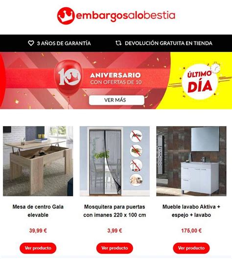 Folleto Embargos A Lo Bestia Disponible Hasta El 17 4 2024